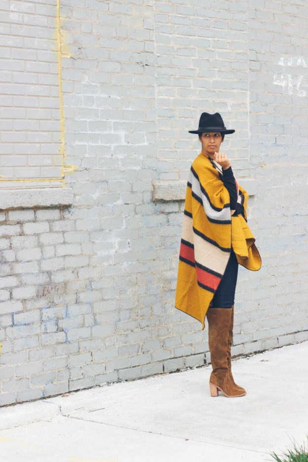 How To Wear A Poncho Without Being Overwhelmed | Lows to Luxe