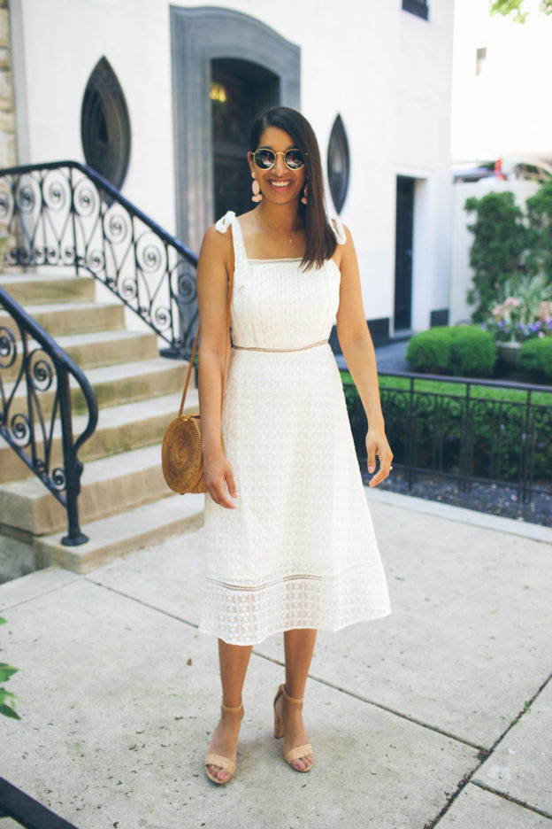 The Perfect White Summer Dress Styled Two Ways | Lows to Luxe
